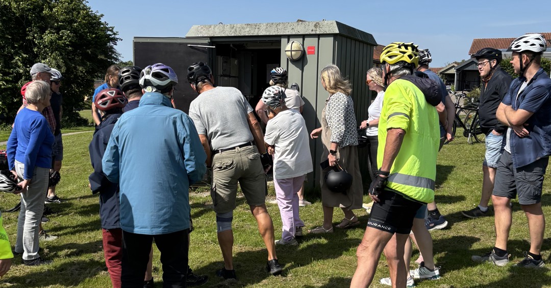 På cykeltur med direktøren
